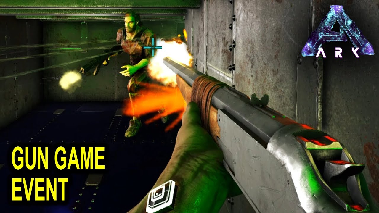 💥 ARK GUN GAME EVENT IN AN EPIC PVP MAZE!! Ark Survival Evolved ...