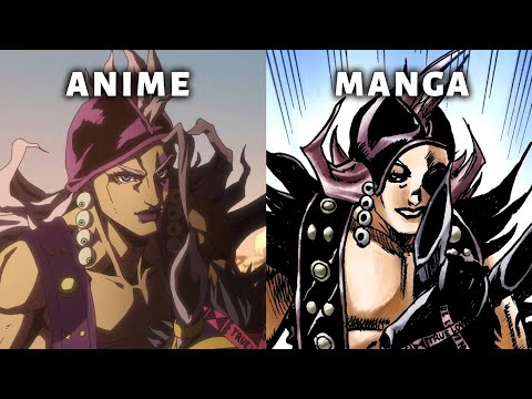 Anime VS Manga - Jojo's Bizare Adventure Part 7 Episode 2