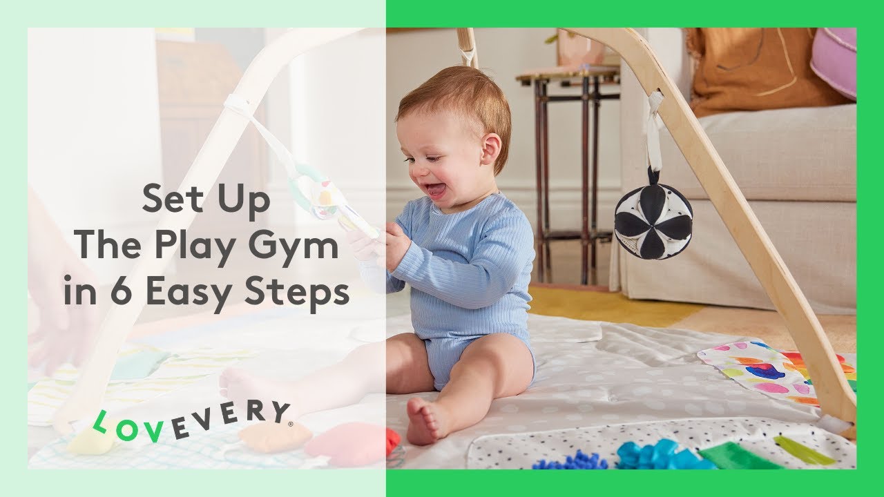 6 Steps To Set Up The Play Gym, Including the Play Space Cover - YouTube
