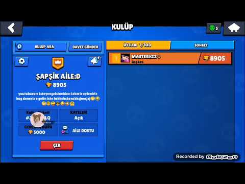 😃BRAWL STARS YENİ KLUP 😃KLUP İSMİNİ YAZIP GİRİN😃