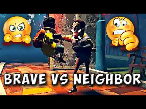 Outplaying the Scary Neighbor is Brave's secret Talent! 👀👀 @TGW - YouTube