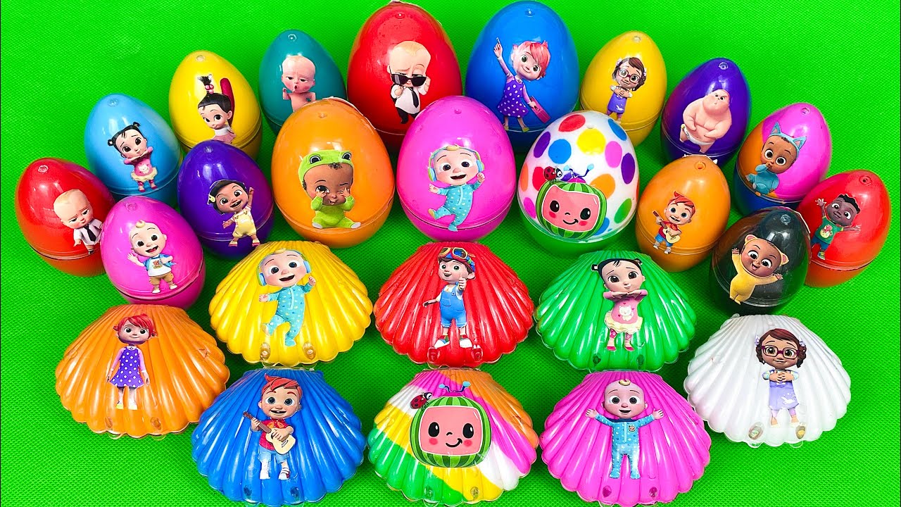 Rainbow Egg Baby Shark Pinkfong, Cocomelon, Rainbow Dinosaur Eggs with ...