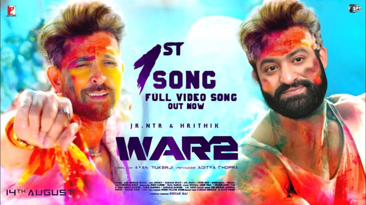 War 2 First Song Lyrical Video | NTR, Hrithik Roshan, Ayan, War 2 ...