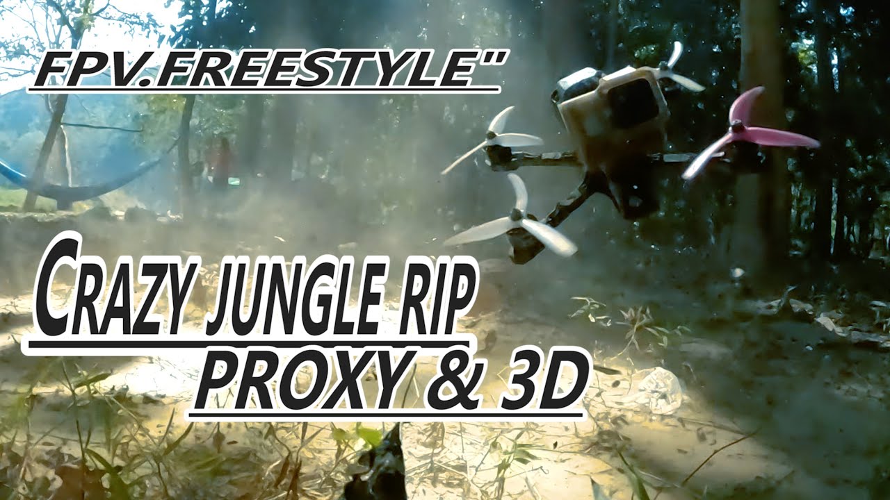 High density jungle rip | FPV freestyle & 3D - YouTube