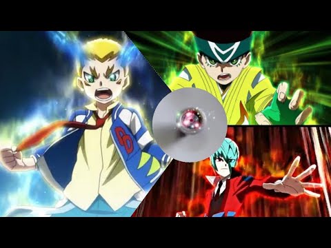 Beyblade Burst custom combo Tempest Dragon (Ashura's Hurricane Disc and ...