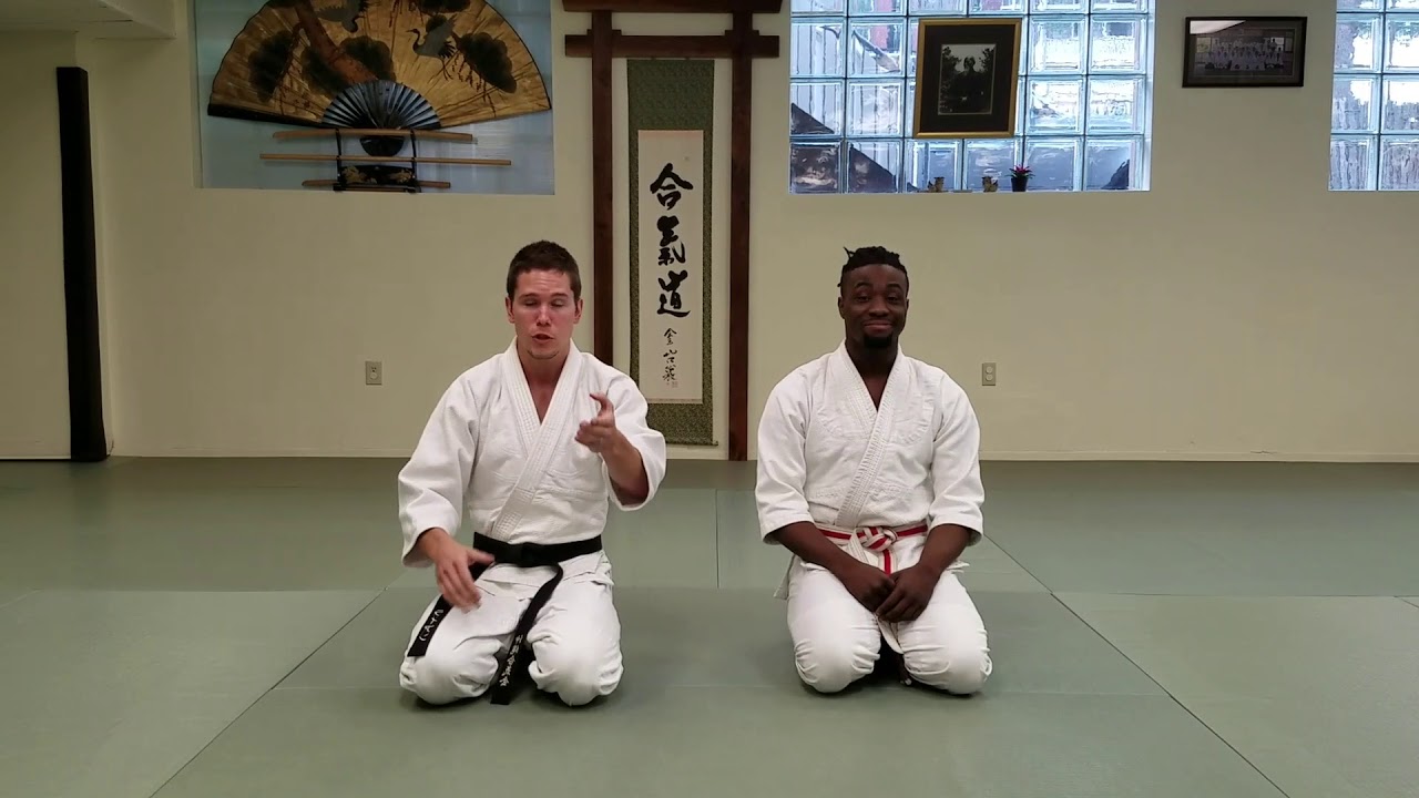 Kosa Dori Ikkyo -- Cross Hand Grab, 1st Control - YouTube