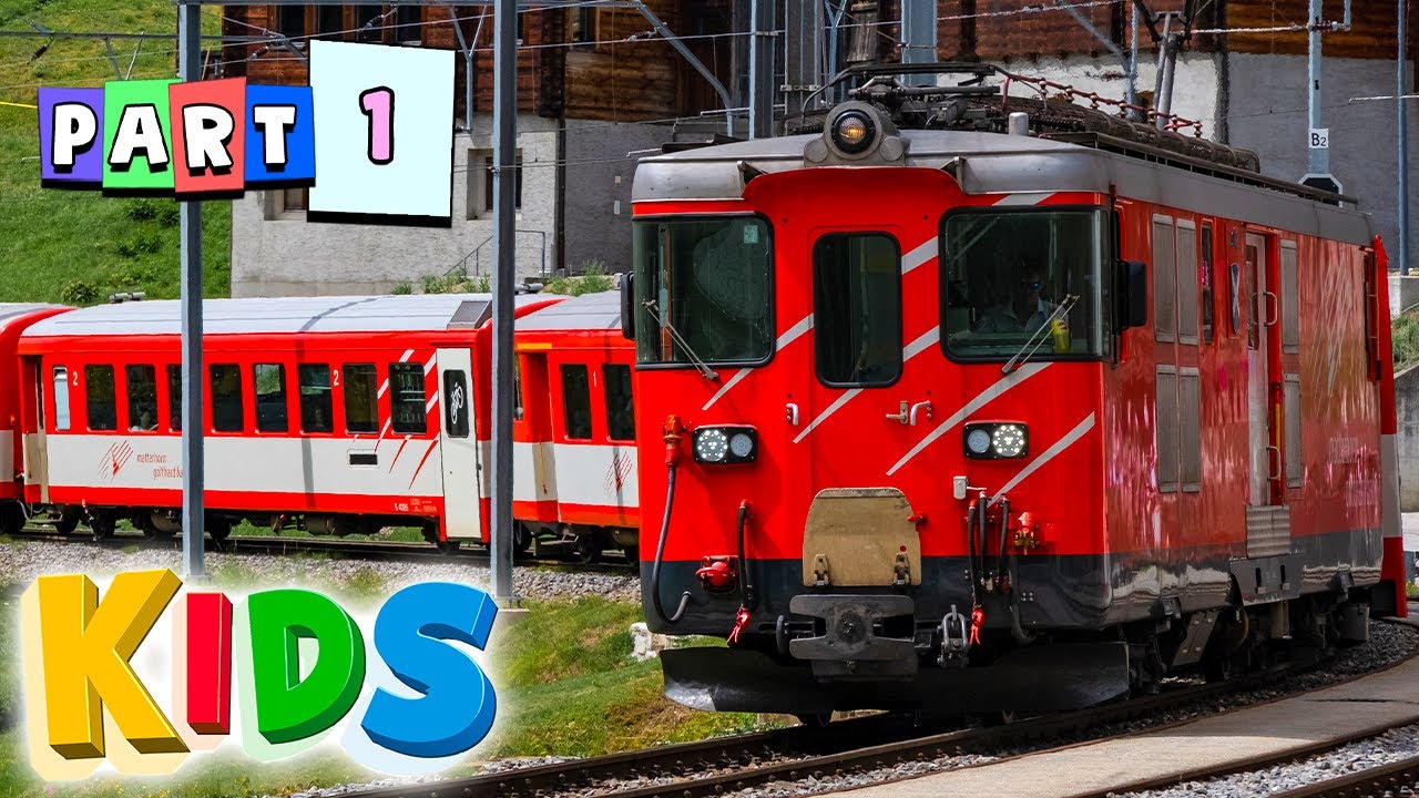 🚈 Kids Train Journey Around The World 🚂 Tracey Train Express - YouTube