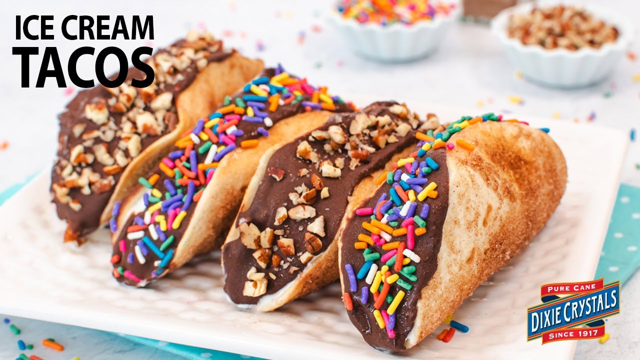 How to Make Ice Cream Tacos - YouTube