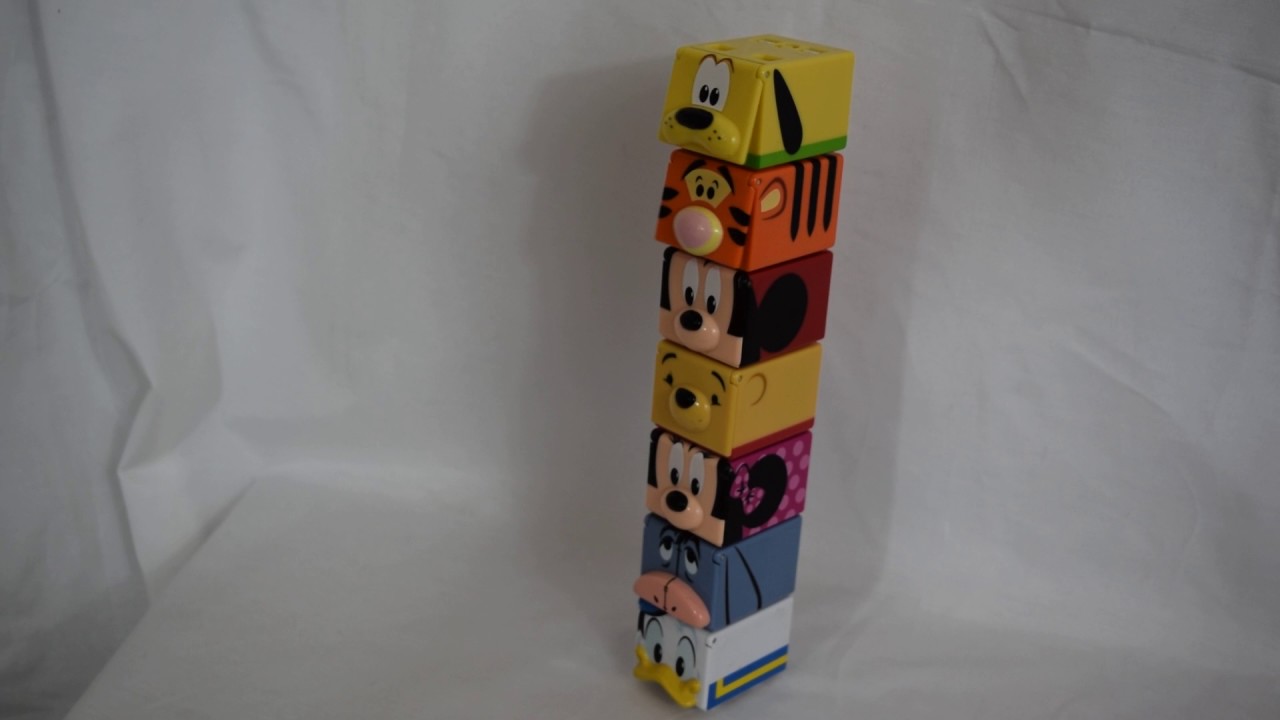 Disney Cubee Musical Stackable Cubes - YouTube