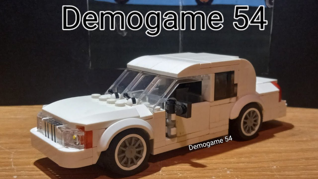 MOC LEGO Lincoln Town Car | Vibrant White | 3rd Gen - YouTube