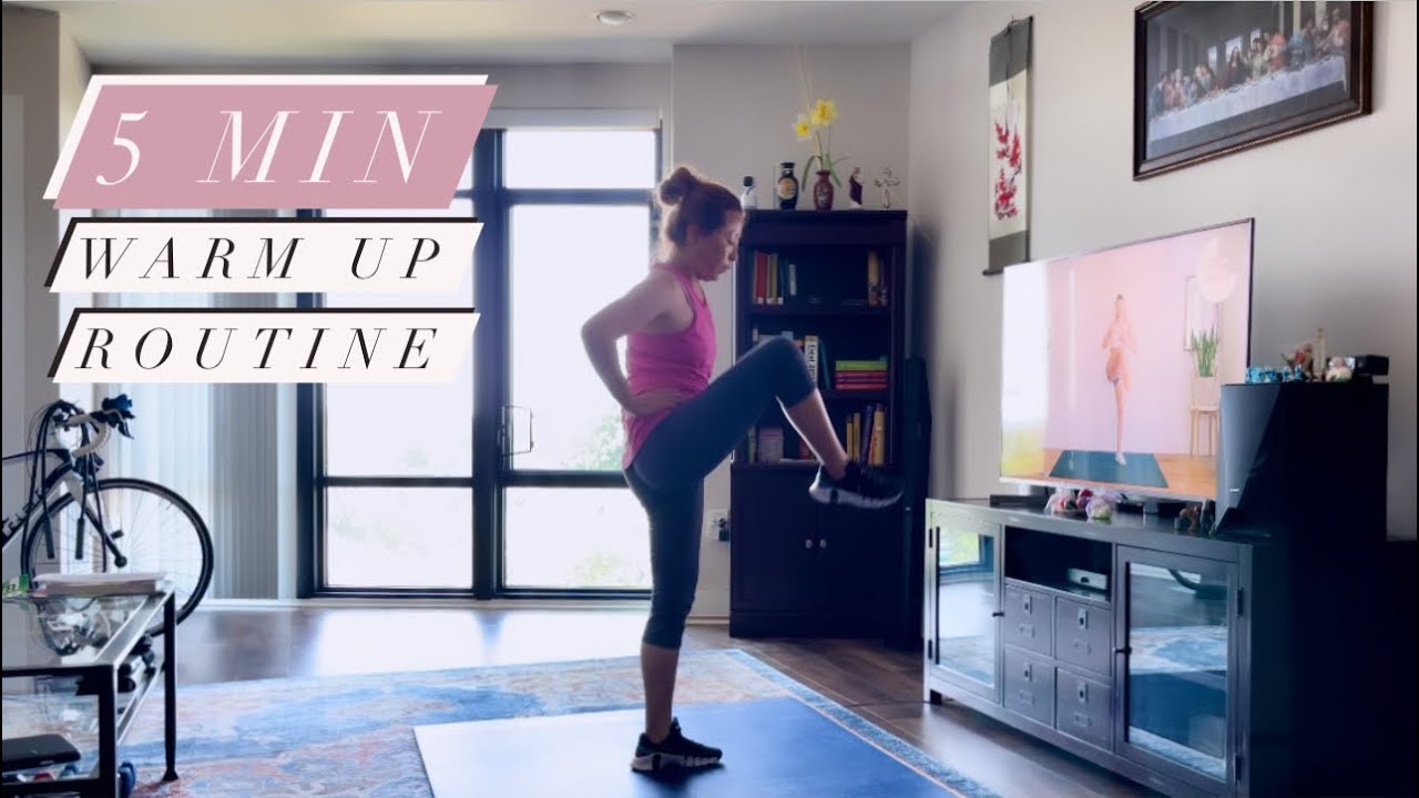 5 MIN WARM UP FOR AT HOME WORKOUTS (No Jumping) - YouTube