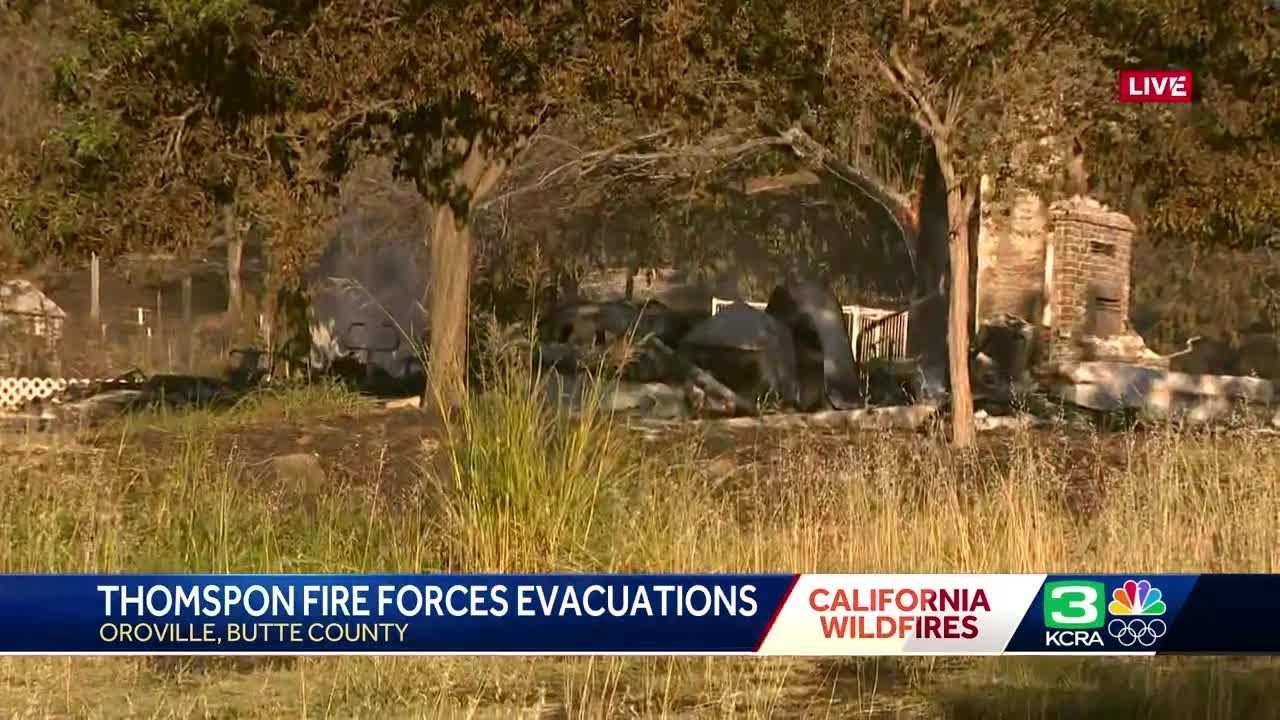 Thompson Fire | Northern California wildfires | 7 a.m. updates on July ...