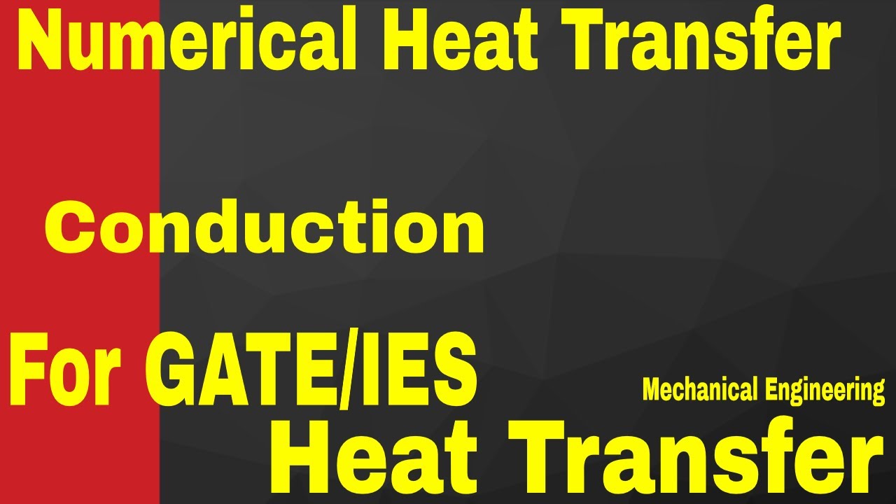 Numerical Based on Lec-1/2/3 Heat Transfer Solved Previous Year IES ...