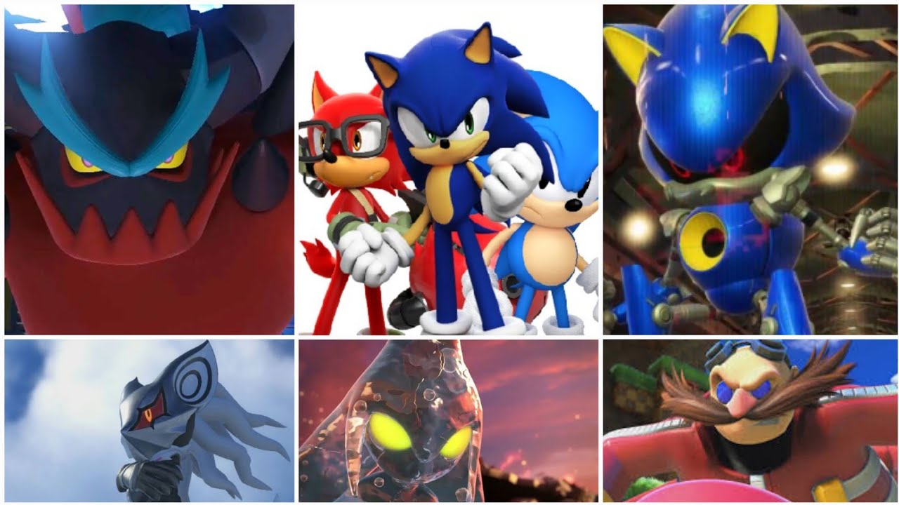 Sonic Forces - All Boss Fight (No Damage & Hard) - YouTube