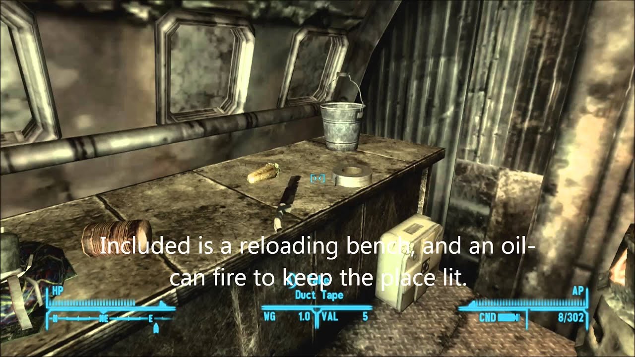 Fallout New Vegas Player Housing - Abandoned Shack - YouTube