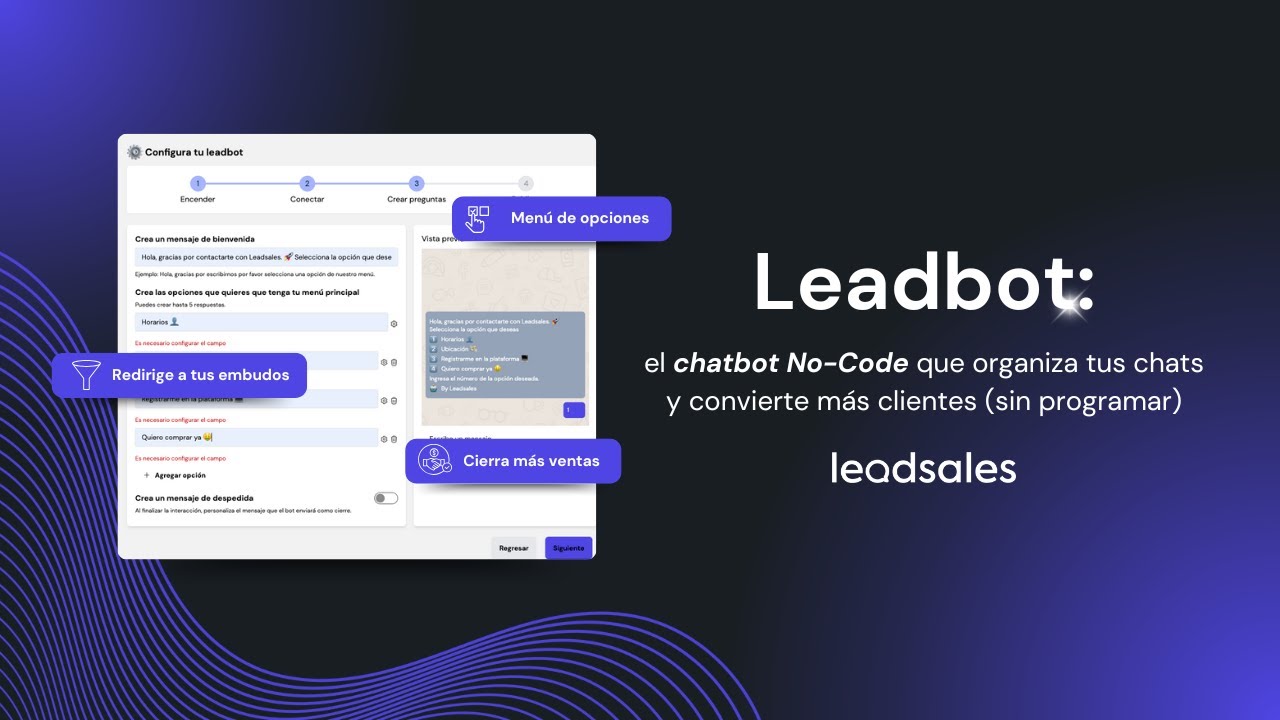 Leadbot: El Primer Chatbot No-Code en LATAM | Leadsales 🚀 - YouTube