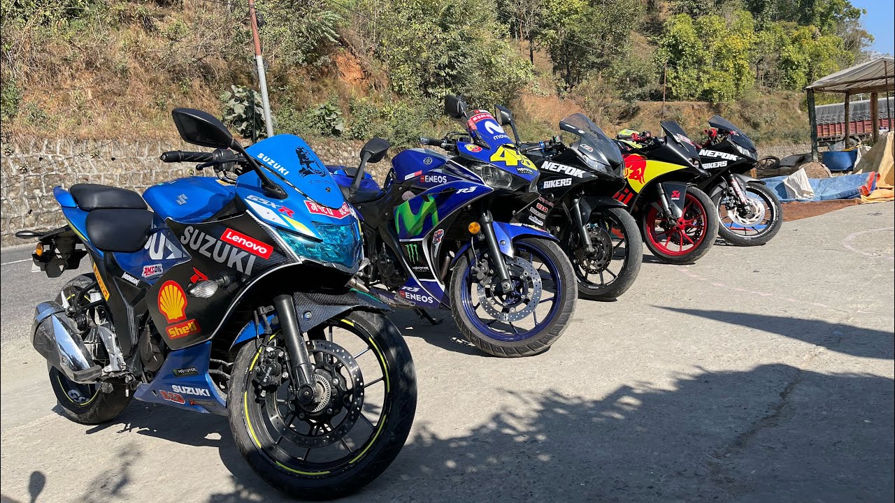 Fastest Yamaha YZF R3 in Nepal || R3 || RC200 ||R15V3 || Gixxer SF250 ...
