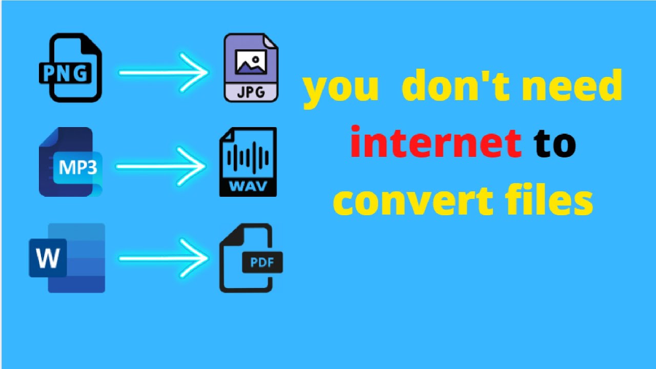 free offline file converter - YouTube