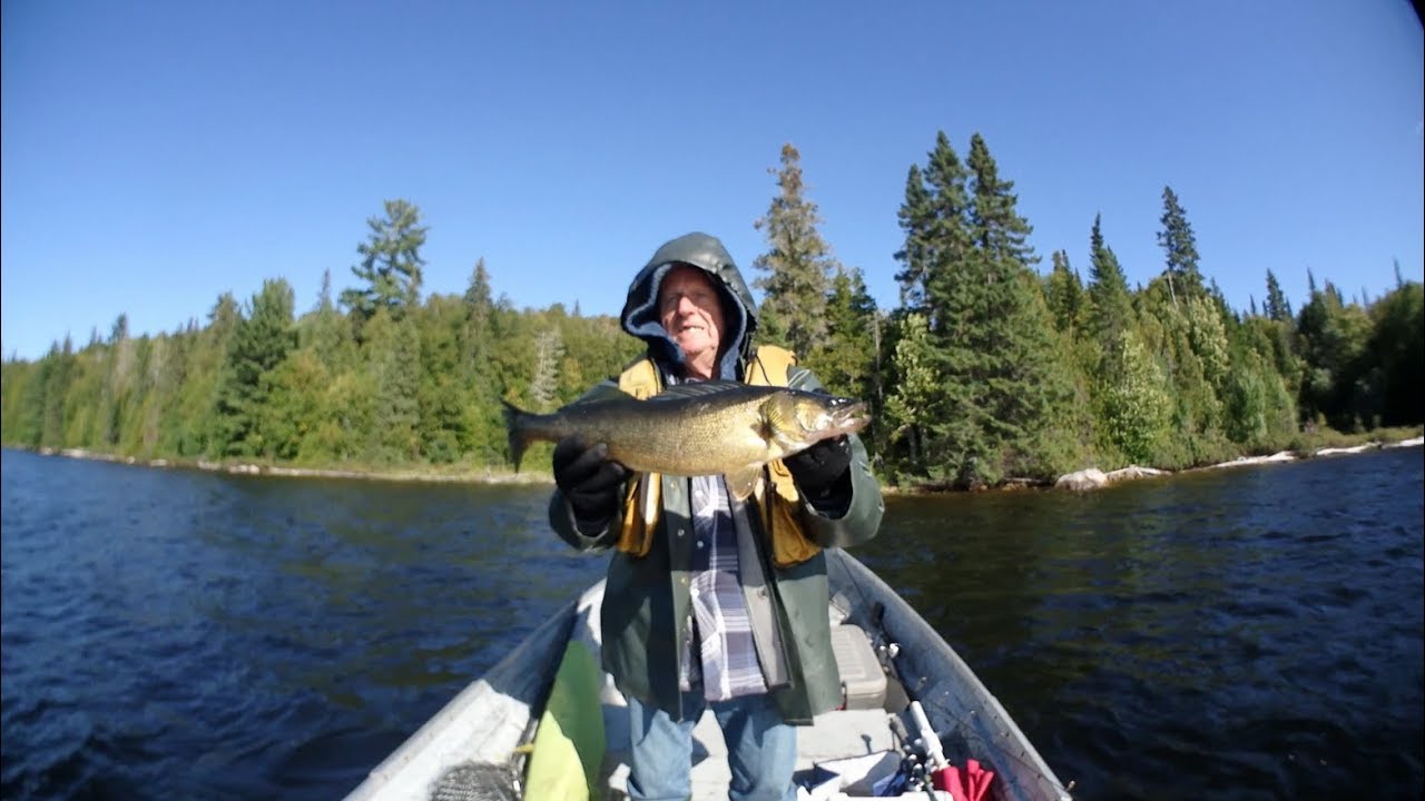 Walleye and Spin-N-Glo action ,Cabonga Reservoir,Quebec Canada. 4K ...