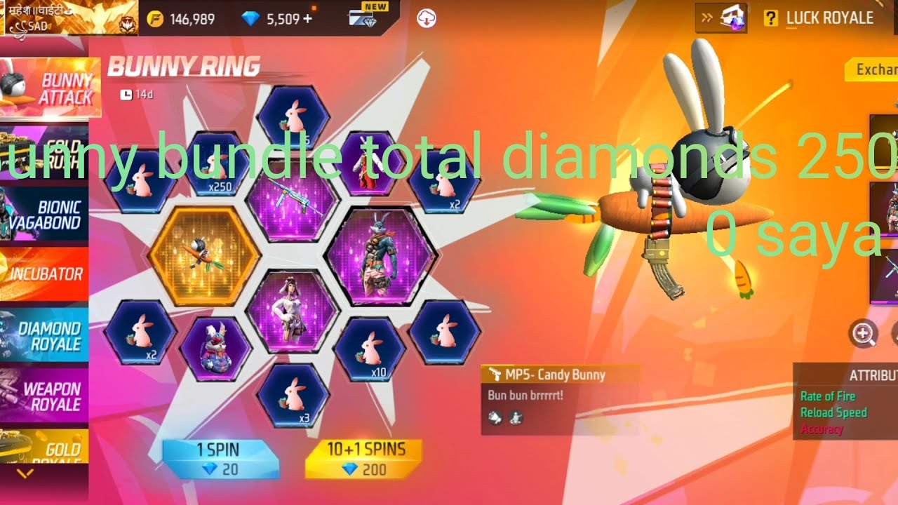 Bunny Bundle return free fire free fire bunny bundle return.bunny ...