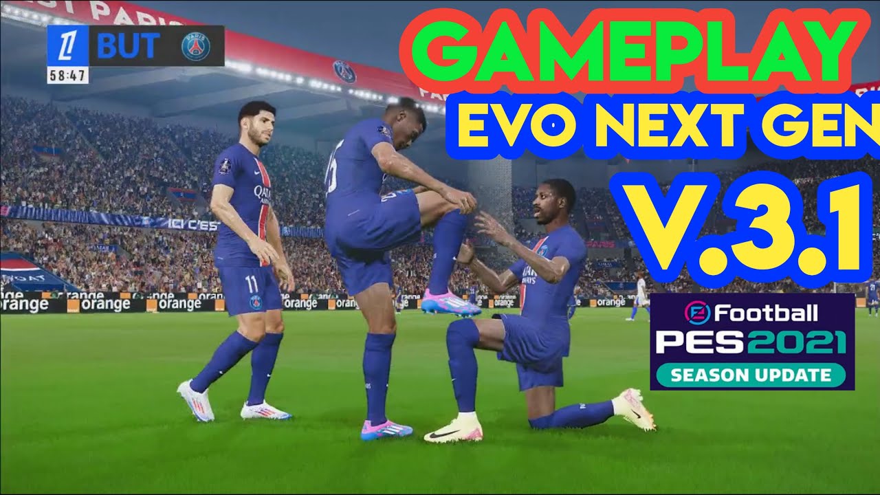PES 2021 GAMEPLAY EVO Next Gen 3.1 UPDATE 2024 - YouTube