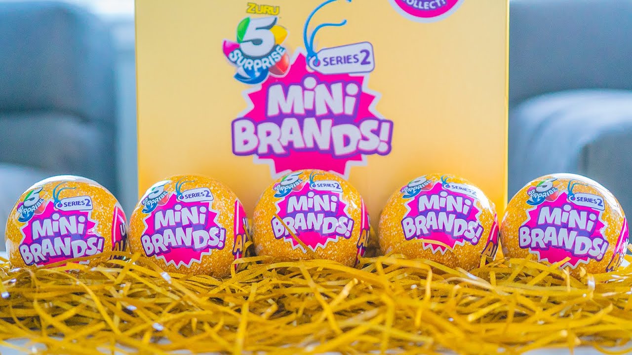 5 Surprise Minibrands Series 2 Wave 2 #2 H5Kids - YouTube