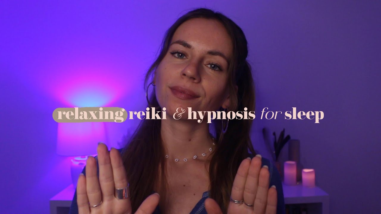 ASMR REIKI relaxing hypnosis for sleep | hand movements, personal attention, positive ...