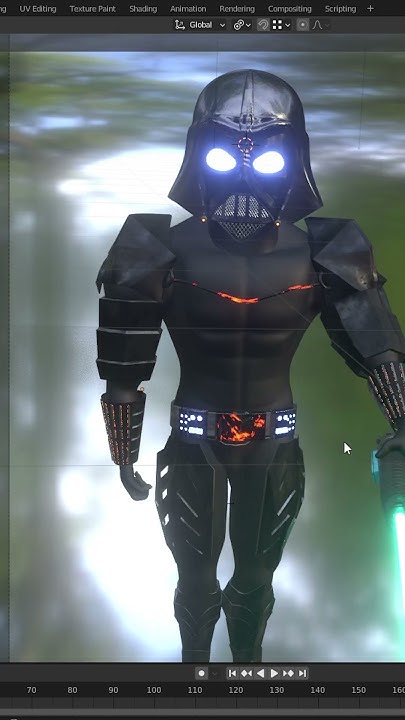 Darth Vader Blender Modeling - YouTube