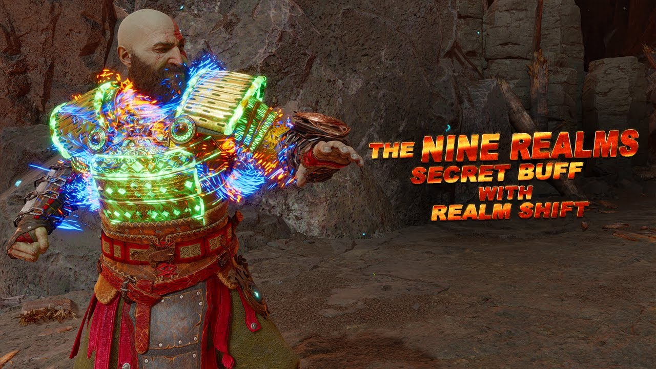 The Nine Realms Secret Buff With Realm Shift | New Game + | God Of War ...