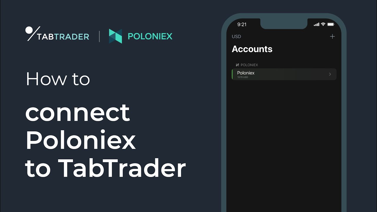 HOW TO: Connect Poloniex to TabTrader via API key (mobile app) - YouTube