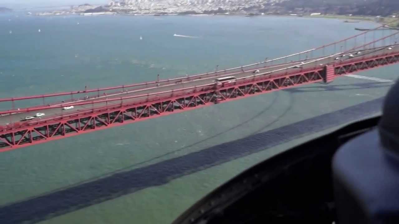 Flying under the Golden Gate Bridge - YouTube