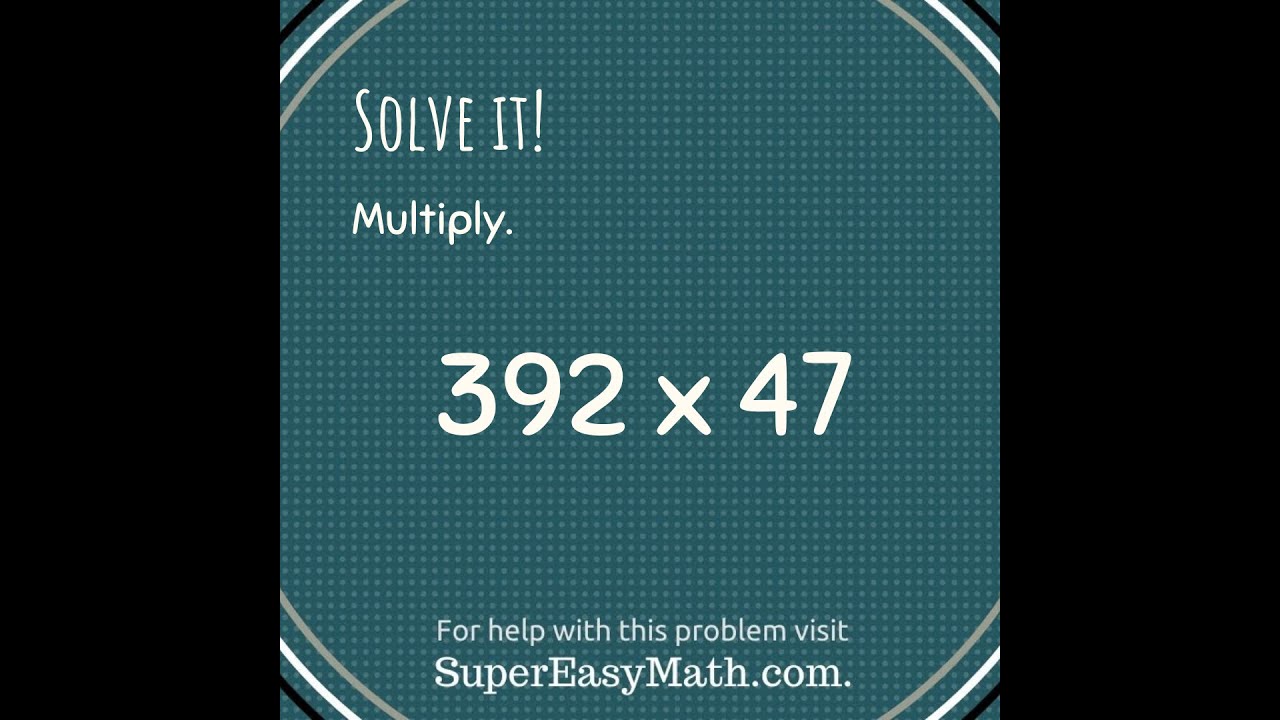 MPOTD - Multiply - YouTube