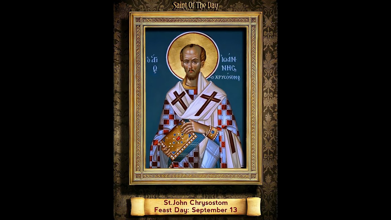 Saint of the Day — September 13— Saint John Chrysostom #saintoftheday ...