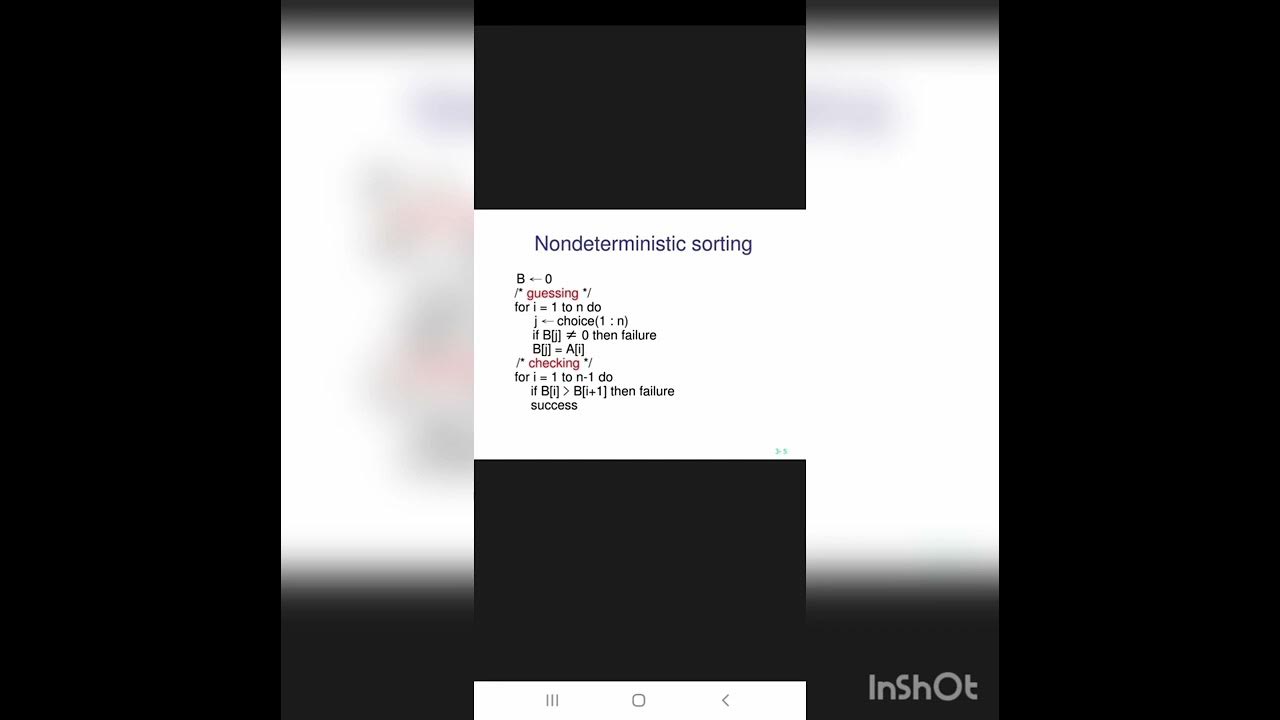 Non deterministic algorithm - YouTube