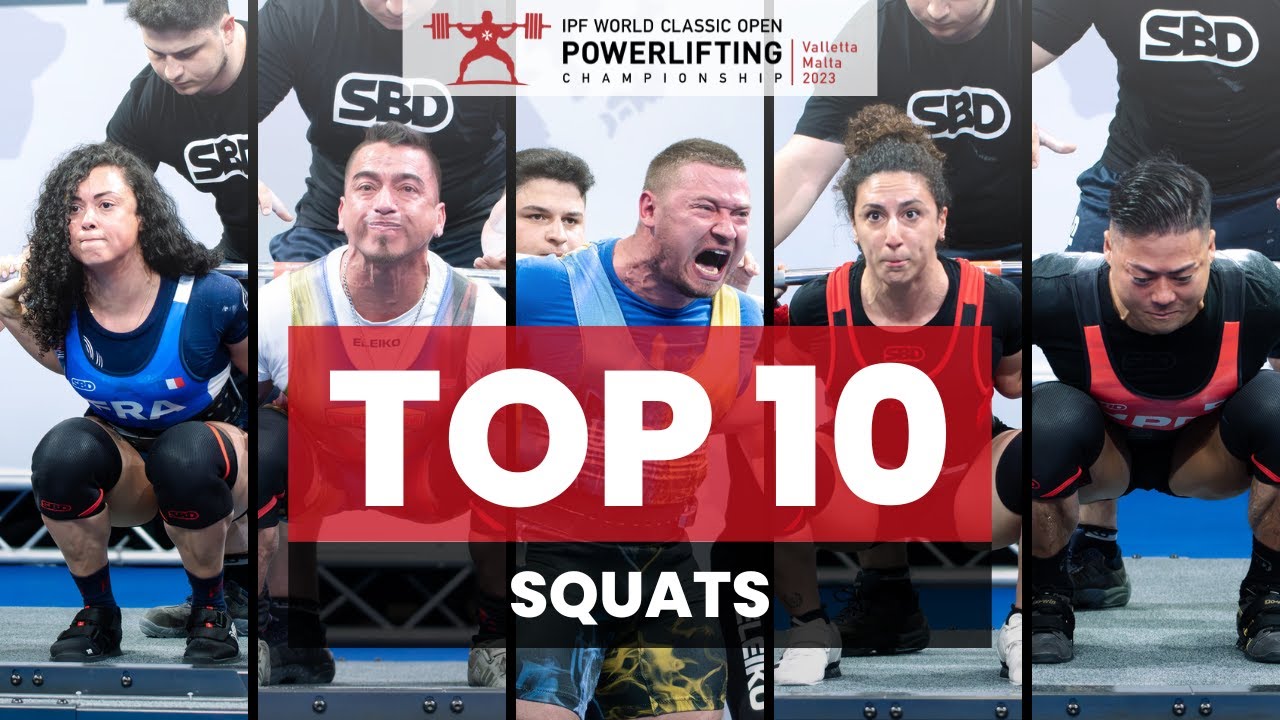 Top 10 Squats of the IPF 2023 World Championships - YouTube