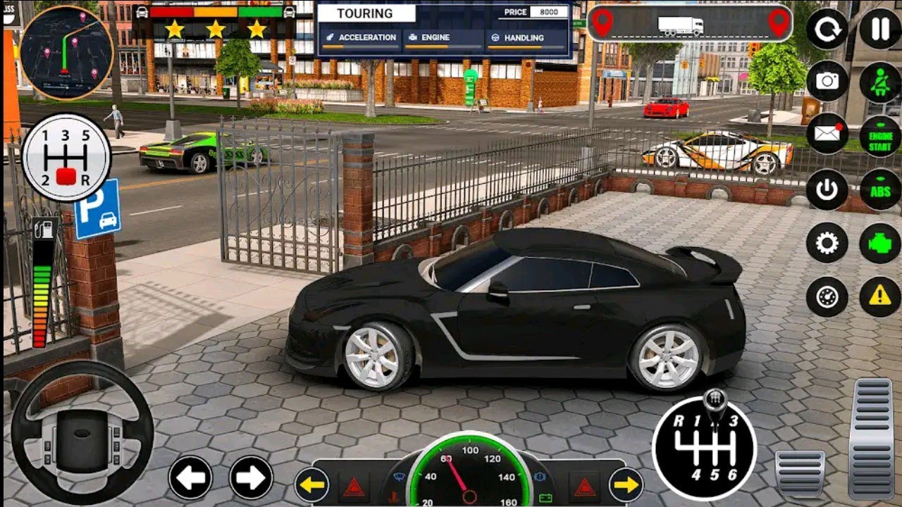 Realistic car driving simulator - YouTube