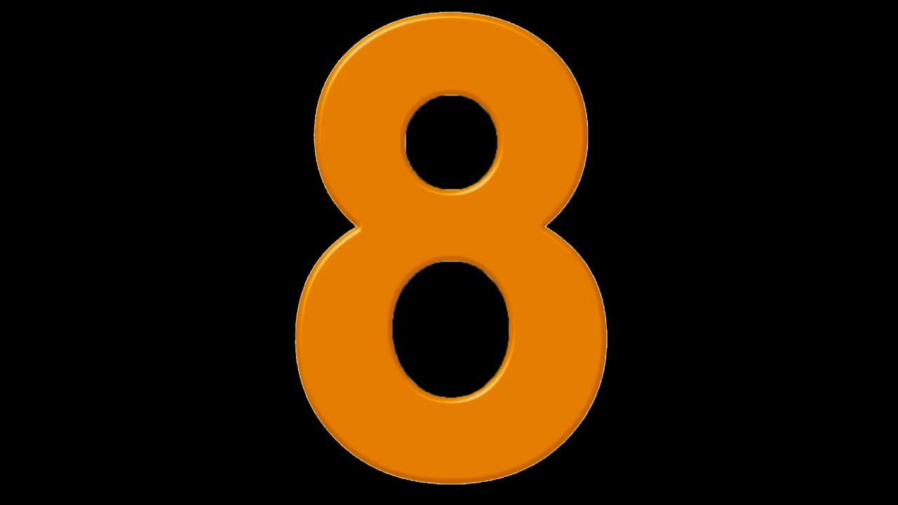 Sesame Street: Number Of The Day 8 8️⃣ (REUPLOAD) - YouTube