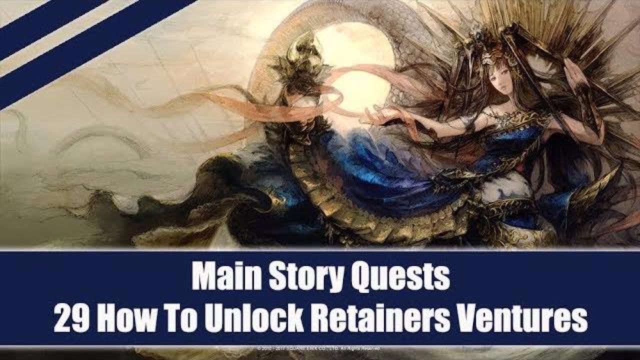 Final Fantasy XIV ★ An Ill Conceived Venture - How To Unlock Retainers ...