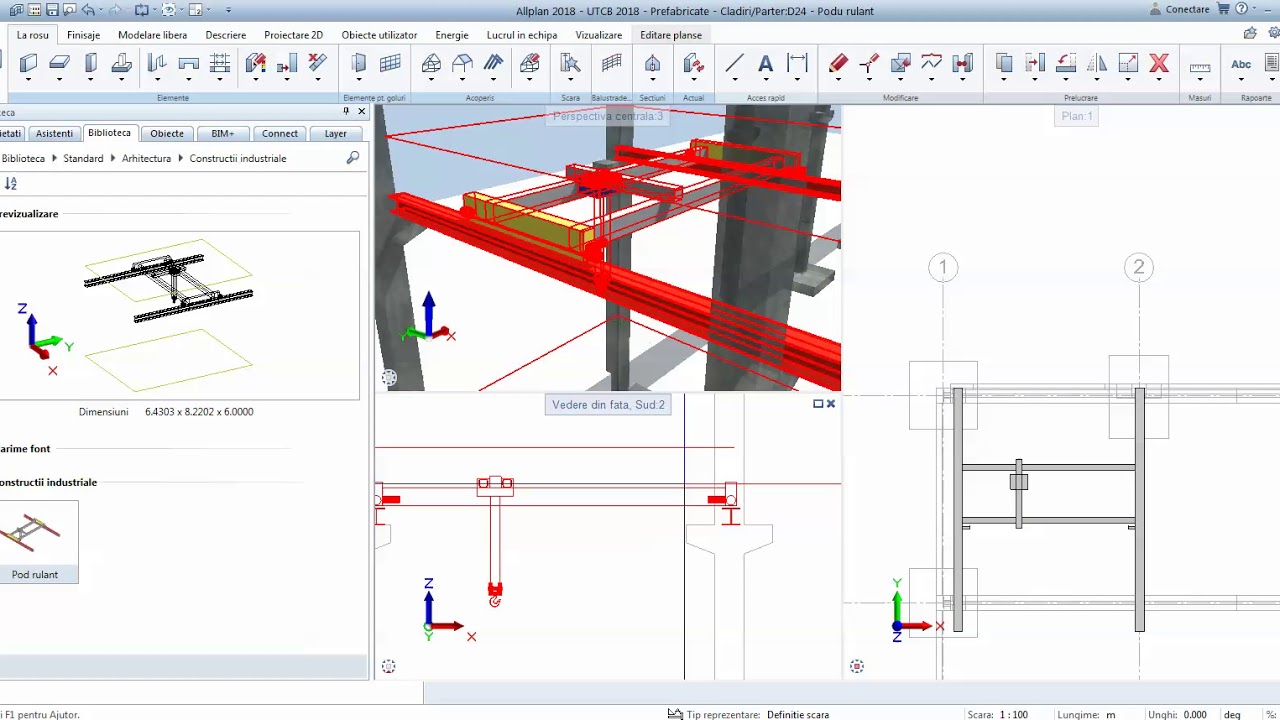 #14 Modelare pod rulant - YouTube