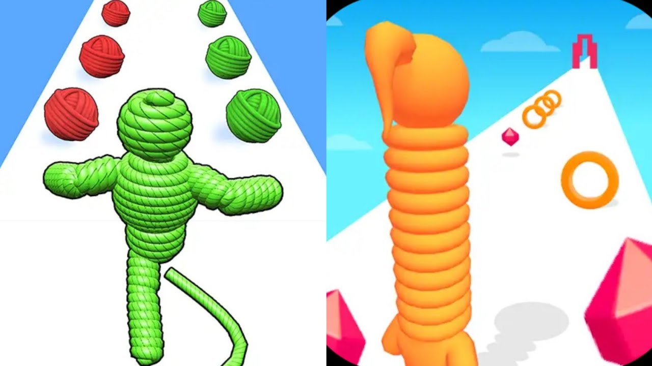 Rope Man Run VS Long Neck Run Max All Levels Gameplay Android,iOS NEW ...