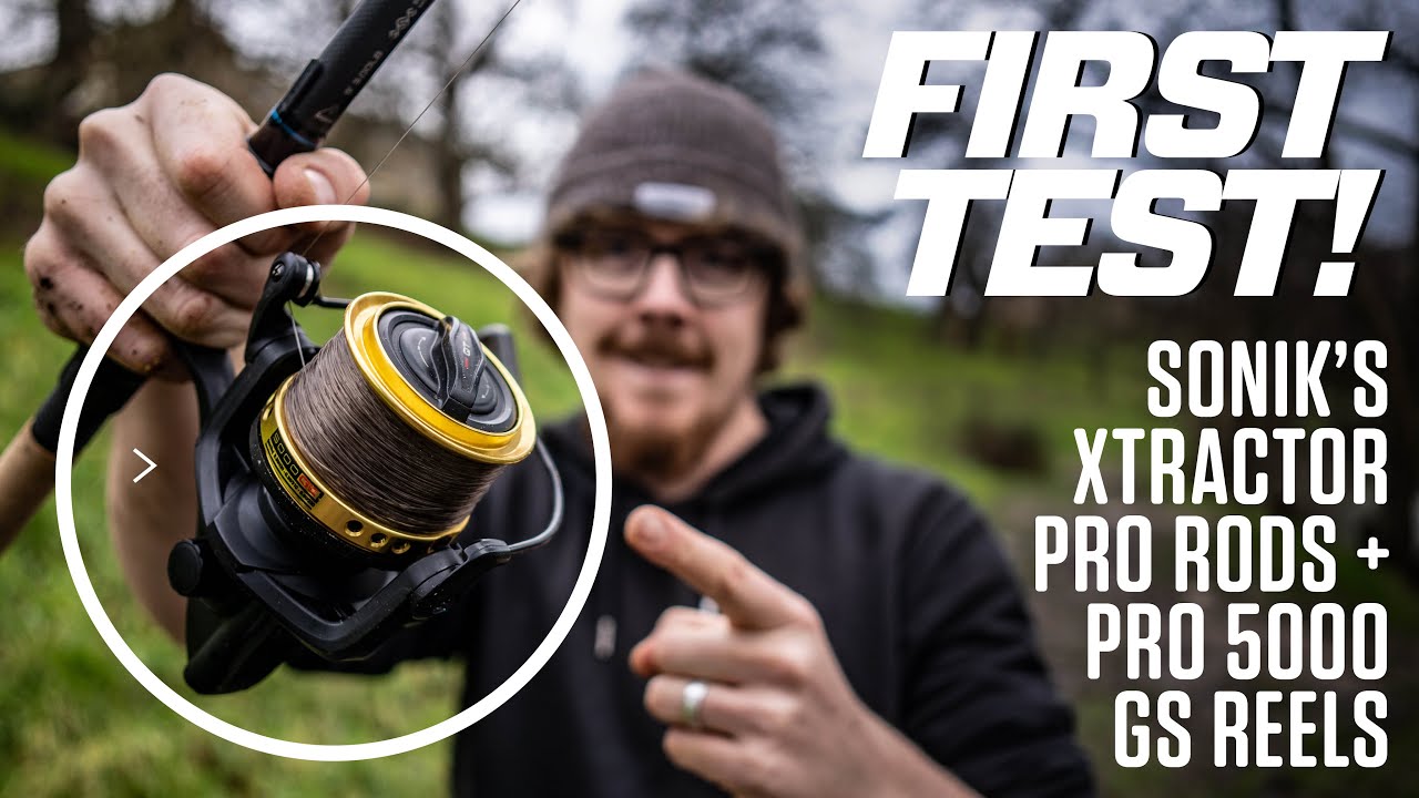 Sonik's NEW Xtractor Pro Rods + Pro 5000 GS Reels | FIRST TEST! - YouTube