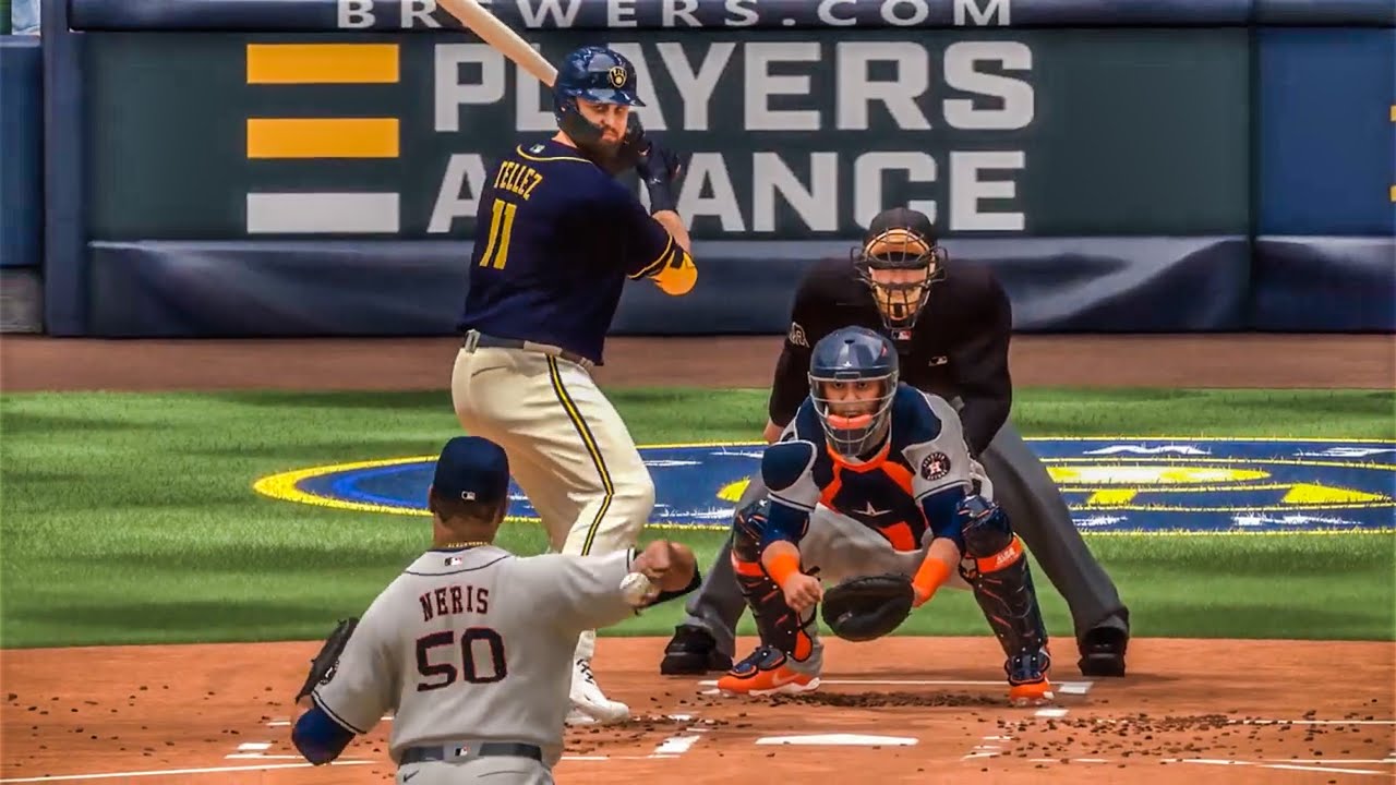 Milwaukee Brewers vs Houston Astros 5/24/2023 MLB The Show 23 Gameplay ...