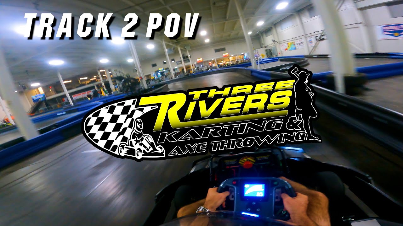 Three Rivers Karting Track 2 - POV - YouTube