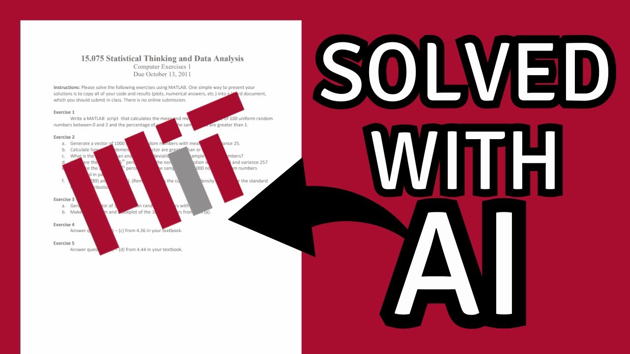 I solved an MIT math assignment using this AI tool - Julius AI - YouTube