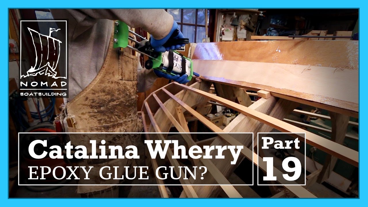Building the Catalina Wherry - Part 19 - Finishing the broad planks ...
