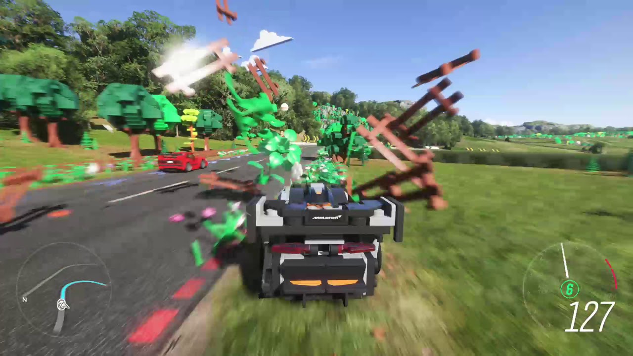 Forza Horizon 4 Xbox One LEGO Speedway intro race - YouTube