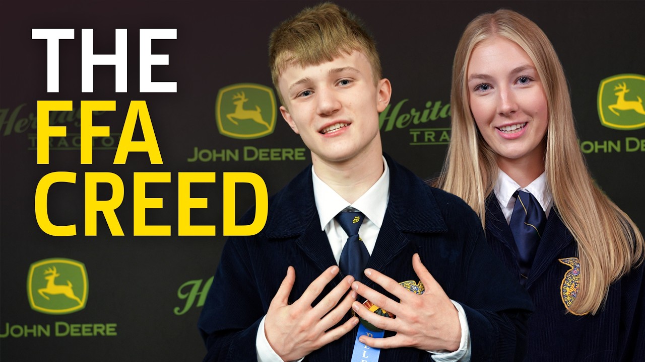 FFA Creed by E.M. Tiffany | National FFA Week 2026 - YouTube