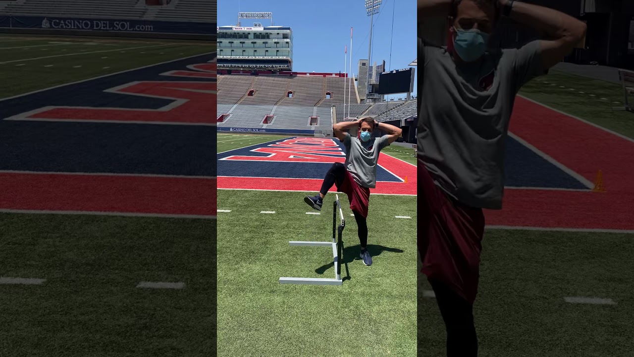 Lateral hurdle step over - YouTube