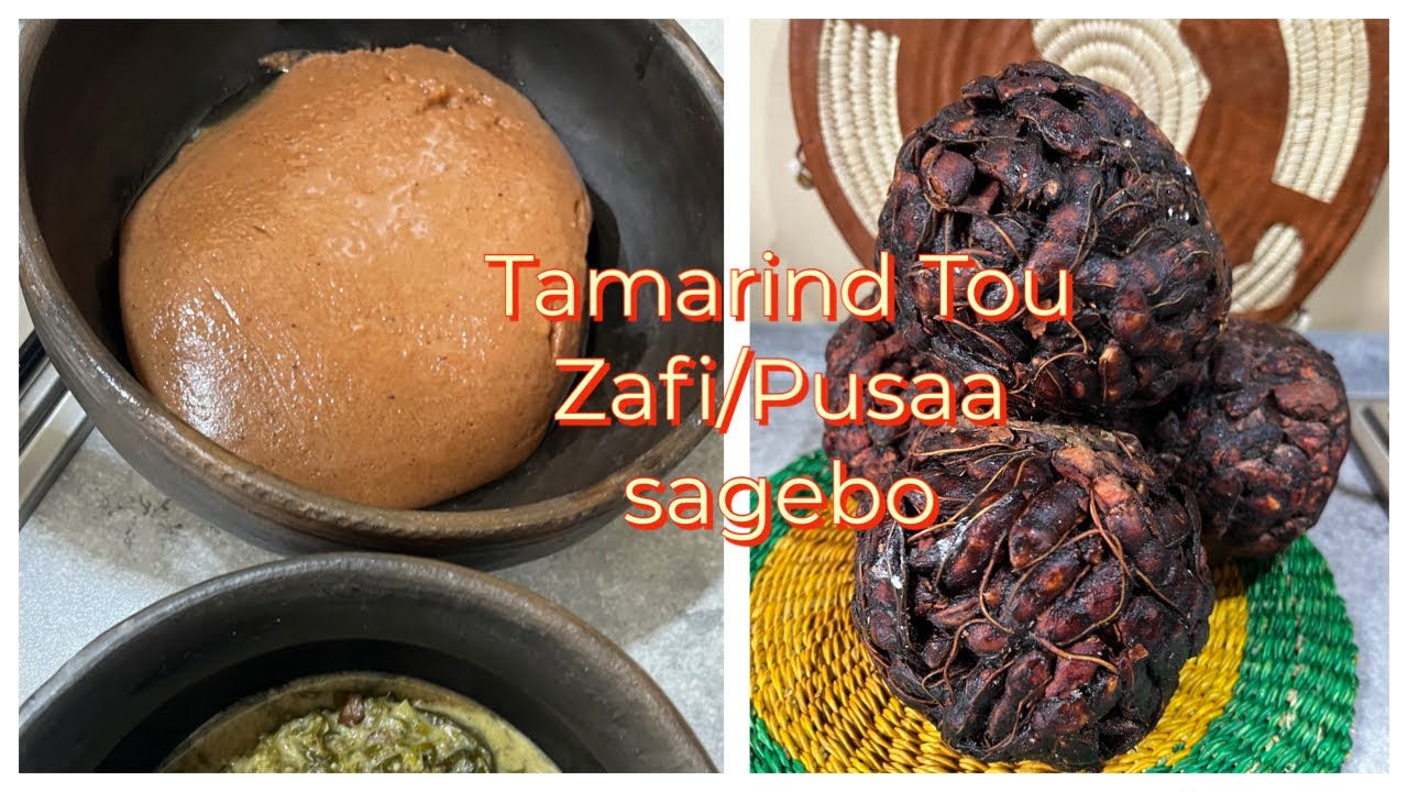 How to prepare Tamarind Tuo Zaafi using red sorghum flour/Pusaa &ker3ka ...