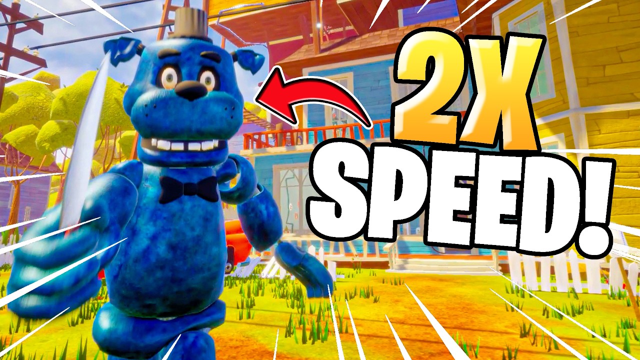 Hello Neighbor 2X SPEED CHALLENGE with BEAR5! (Full Game) - YouTube
